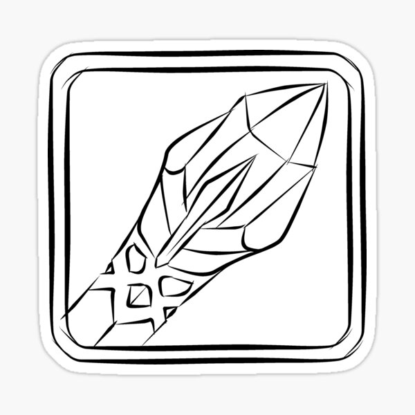 "Mage Class Icon" Sticker by DeLyss-Iouz | Redbubble