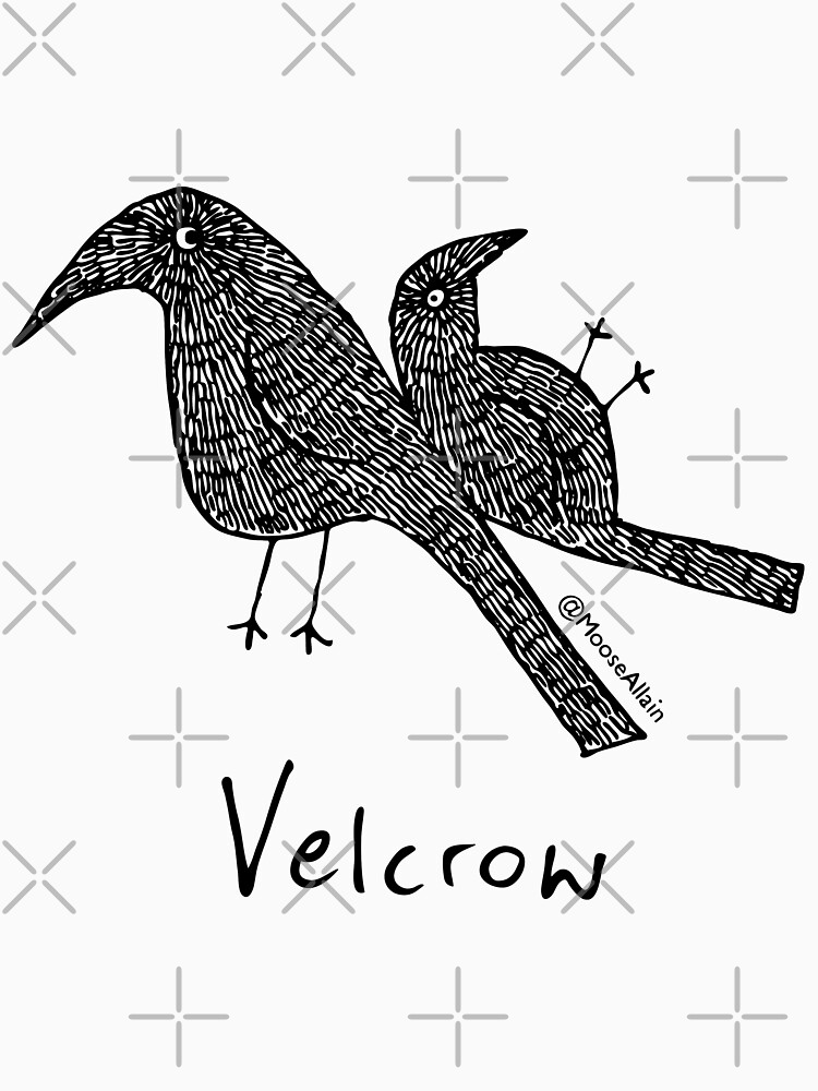 "Velcrow" Essential T-Shirt for Sale by worldofmoose | Redbubble