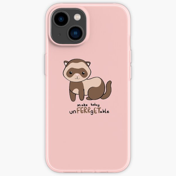 "unFERRgETable - Ferret love motivational design" iPhone Case for Sale by JTBeginning-x | Redbubble