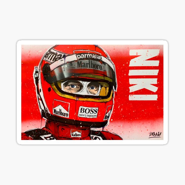 Sticker: Niki Lauda | Redbubble