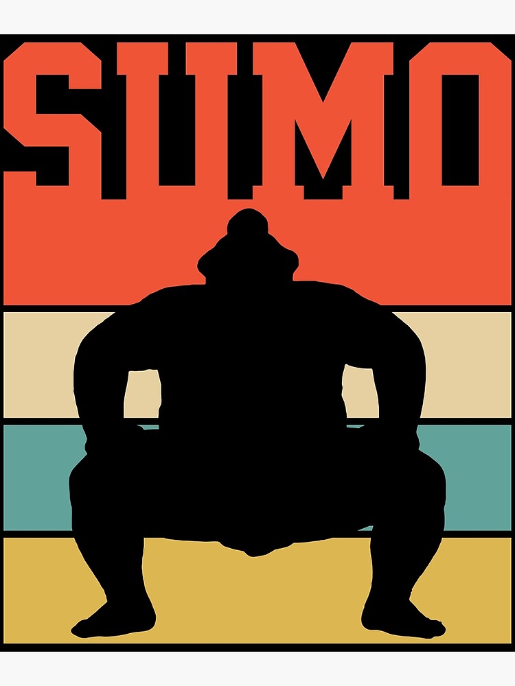 "Sumo Wrestling" Poster for Sale by 4tomic | Redbubble