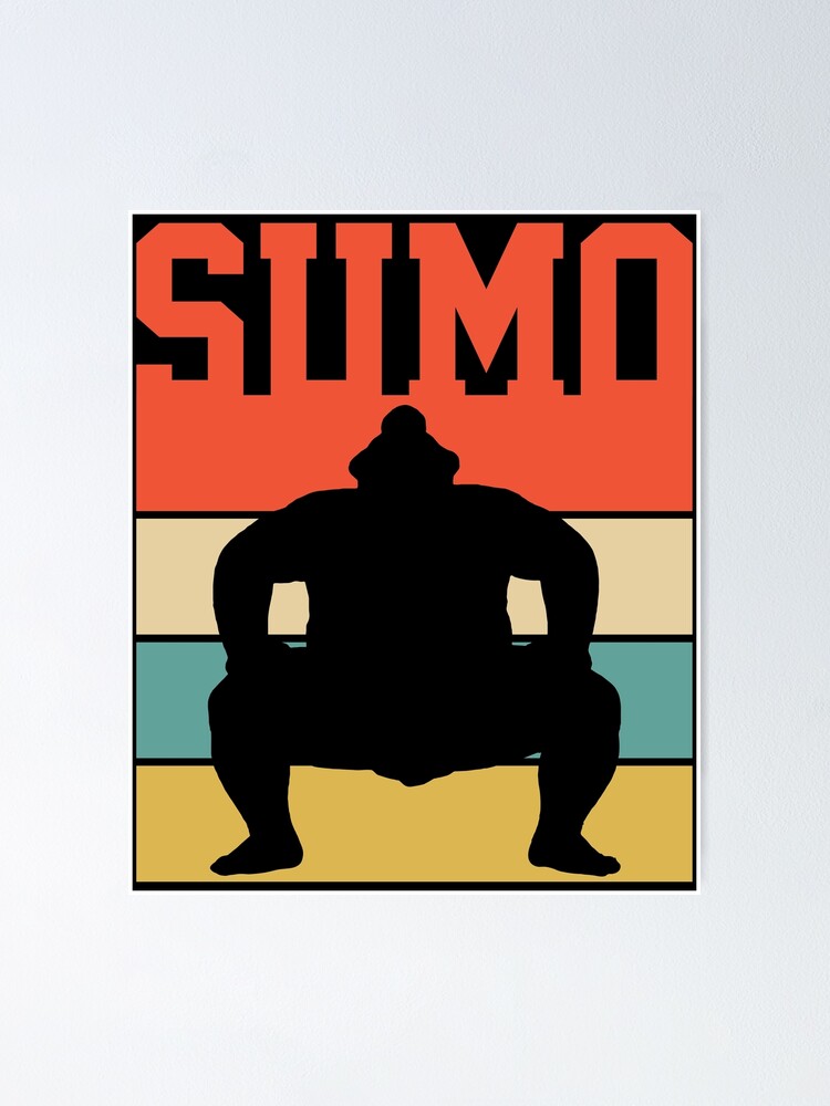 "Sumo Wrestling" Poster for Sale by 4tomic | Redbubble