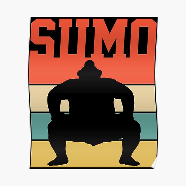 "Sumo Wrestling" Poster for Sale by 4tomic | Redbubble