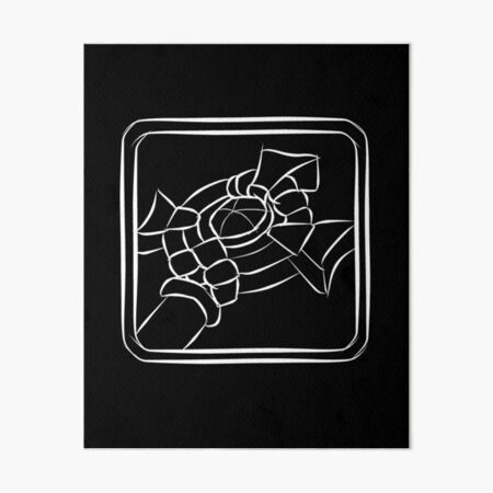 "Priest Class Icon (White)" Art Board Print by DeLyss-Iouz | Redbubble