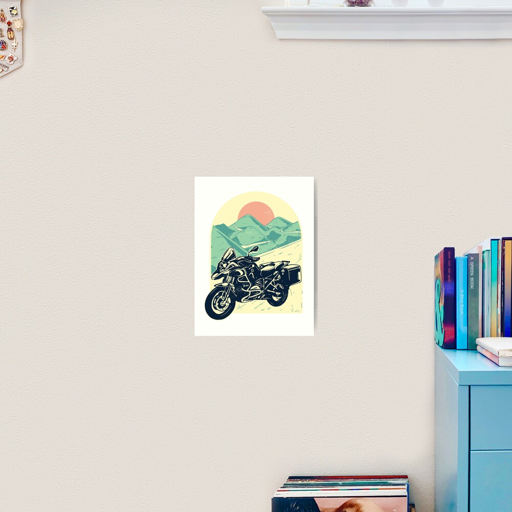 "Adventure Rider Trip" Art Print for Sale by lolotees | Redbubble