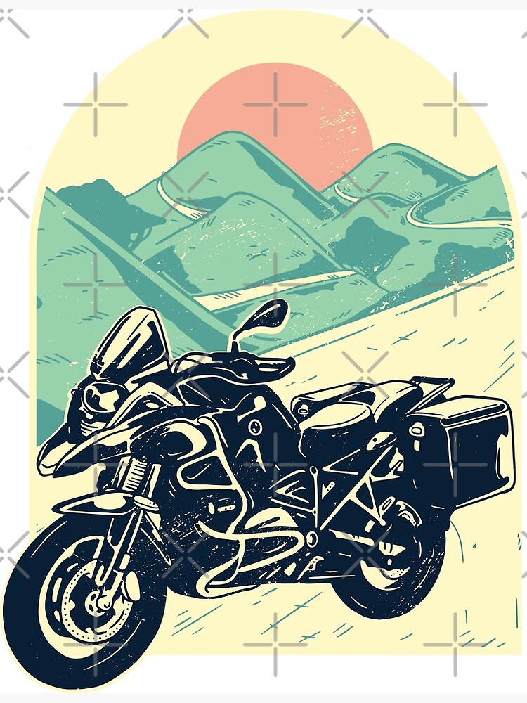 "Adventure Rider Trip" Art Print for Sale by lolotees | Redbubble
