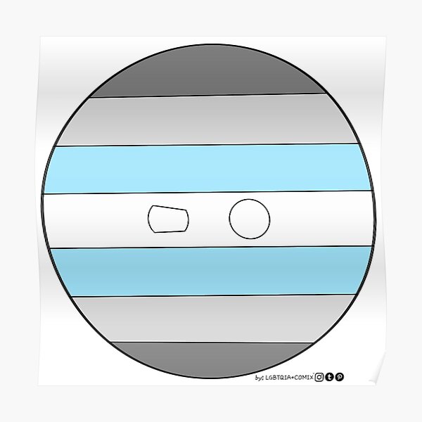 "Demiboy Face!" Poster for Sale by LGBTQIACOMIX | Redbubble