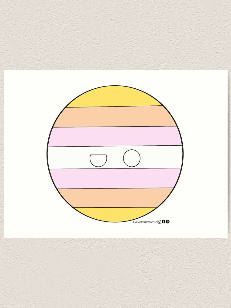 "Pangender Face!" Art Print for Sale by LGBTQIACOMIX | Redbubble