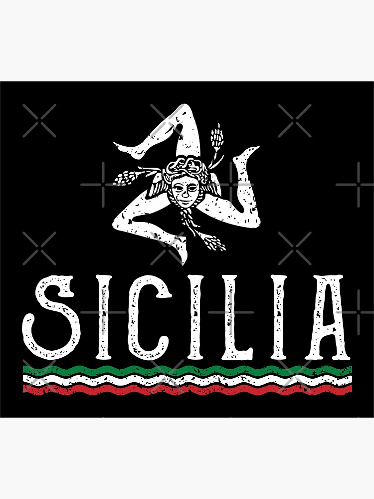 "Love Sicilia Crest Siciliano Pride" Sticker for Sale by zeno27 | Redbubble