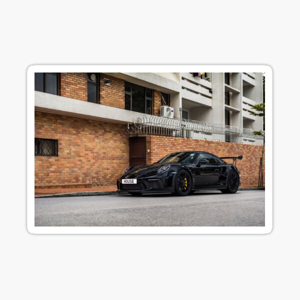 "GT3RS Weissach " Sticker for Sale by ricoliu | Redbubble