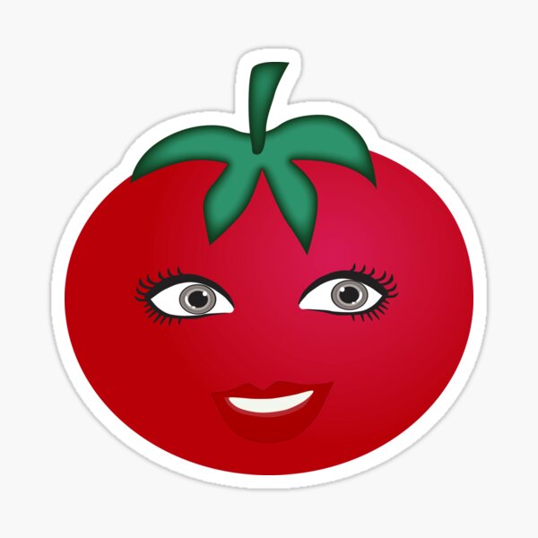 "Lady Tomato" Sticker for Sale by Julia2Julia | Redbubble