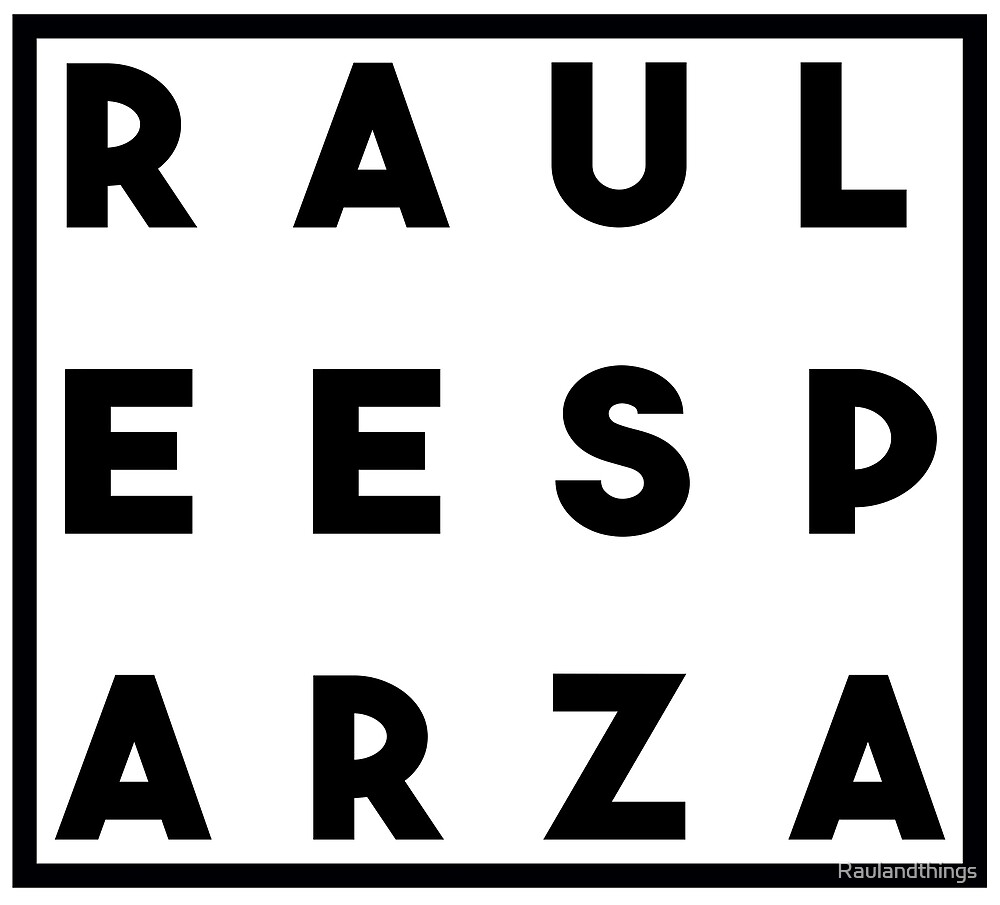 "Raul Name Block" by Raulandthings | Redbubble