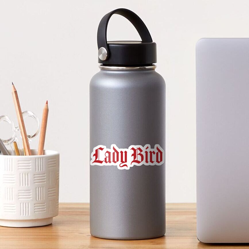 "Lady Bird logo" Sticker by broadwaykendall | Redbubble