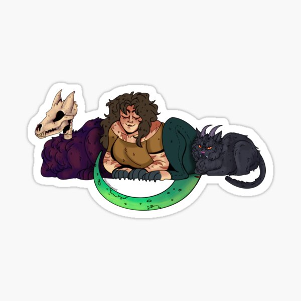 "OC Art - Loafing Around . " Sticker by WusdisWusdat | Redbubble