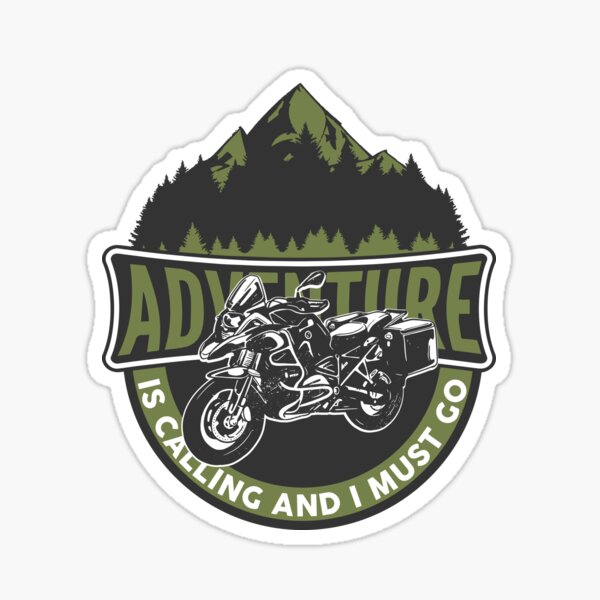 "GS Adventure Is Calling" Sticker for Sale by lolotees | Redbubble