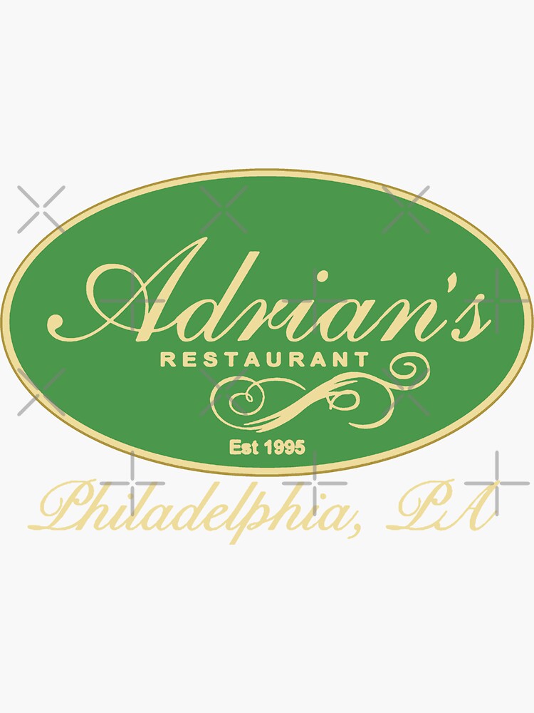 "Adrian's Restaurant " Sticker for Sale by FantasySkyArt | Redbubble