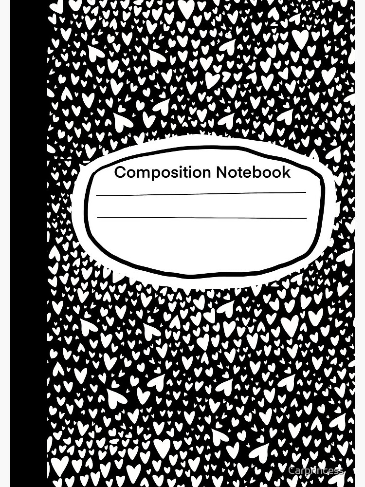 Composition Notebook Cover Clipart
