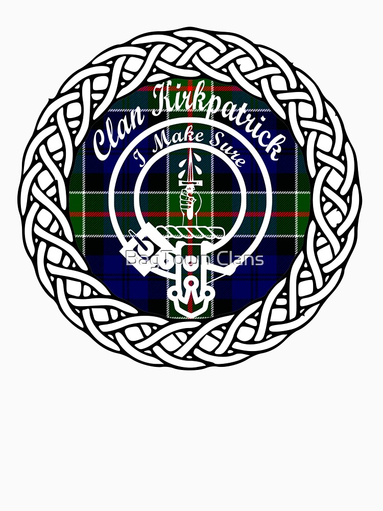 "Clan Kirkpatrick surname last name tartan crest badge" T-shirt for ...