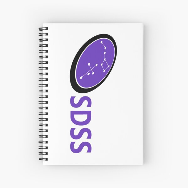 "Sloan Digital Sky Survey (SDSS) Logo" Spiral Notebook for Sale by ...