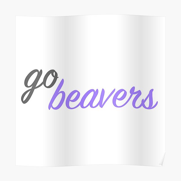 "Go City College of New York Beavers" Poster for Sale by brianacecilia ...