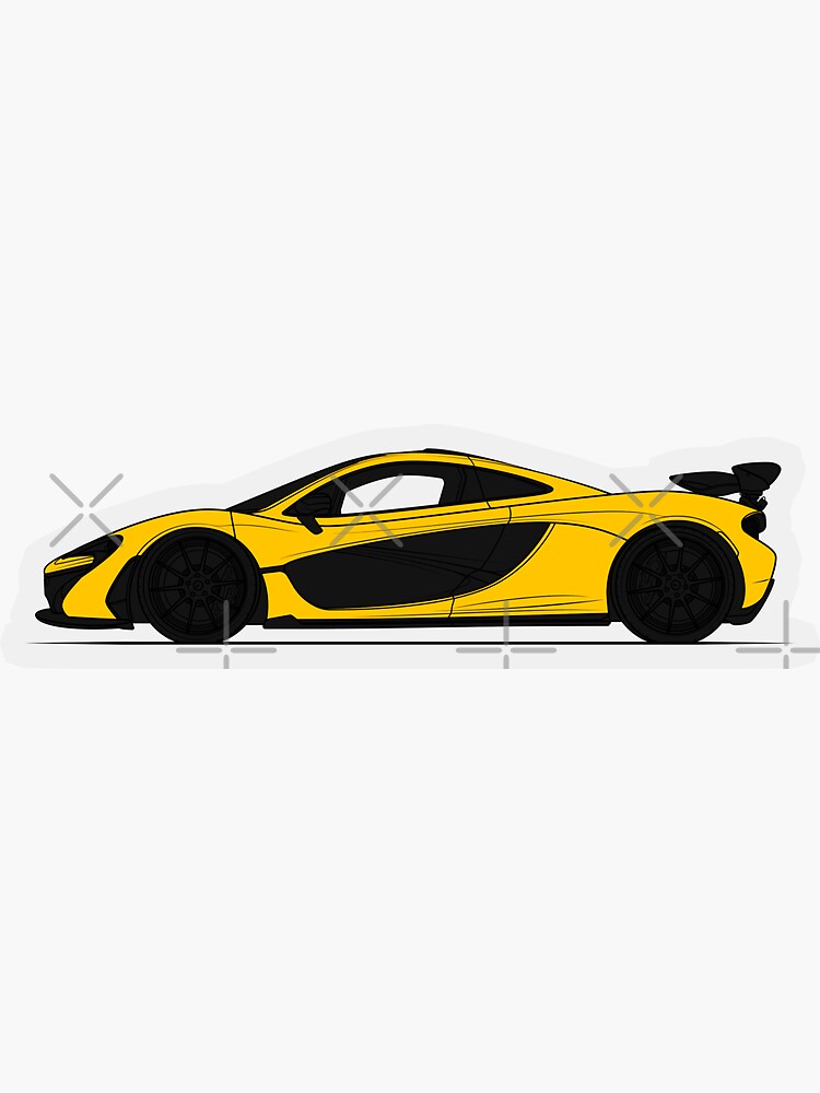 "McLaren P1" Sticker for Sale by SogoCristian | Redbubble
