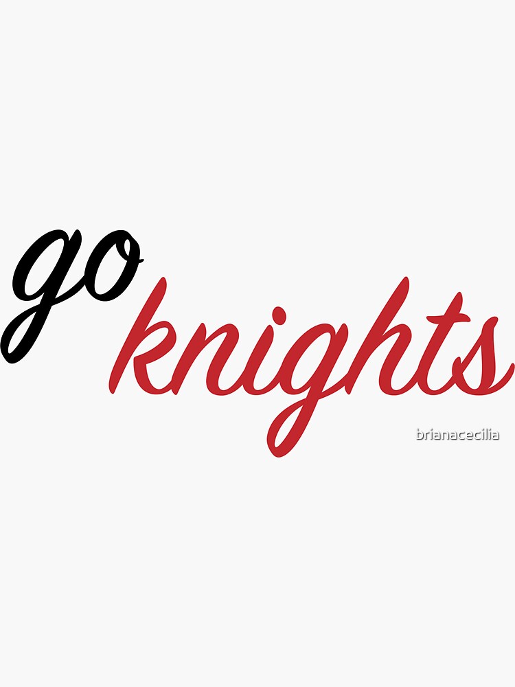 "Go Queens College Knights" Sticker for Sale by brianacecilia | Redbubble