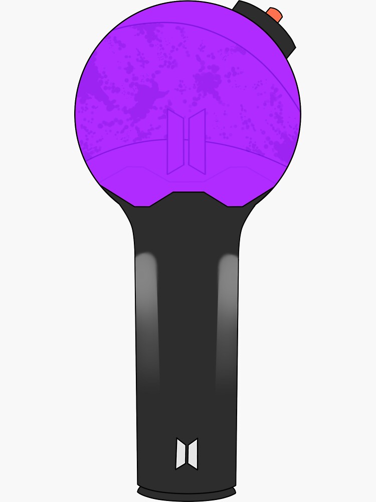 "Purple Army Bomb" Sticker for Sale by Futureheartss | Redbubble