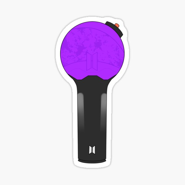"Purple Army Bomb" Sticker for Sale by Futureheartss | Redbubble