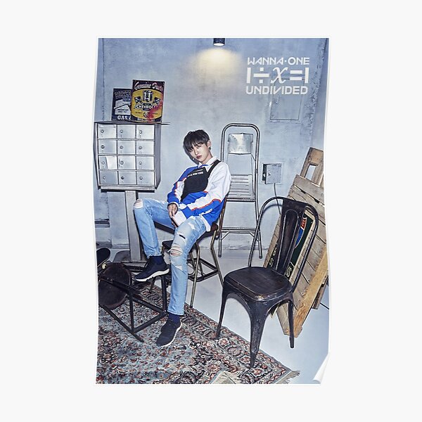 Wanna One Light Yoon Jisung Poster By Pd101emporium Redbubble