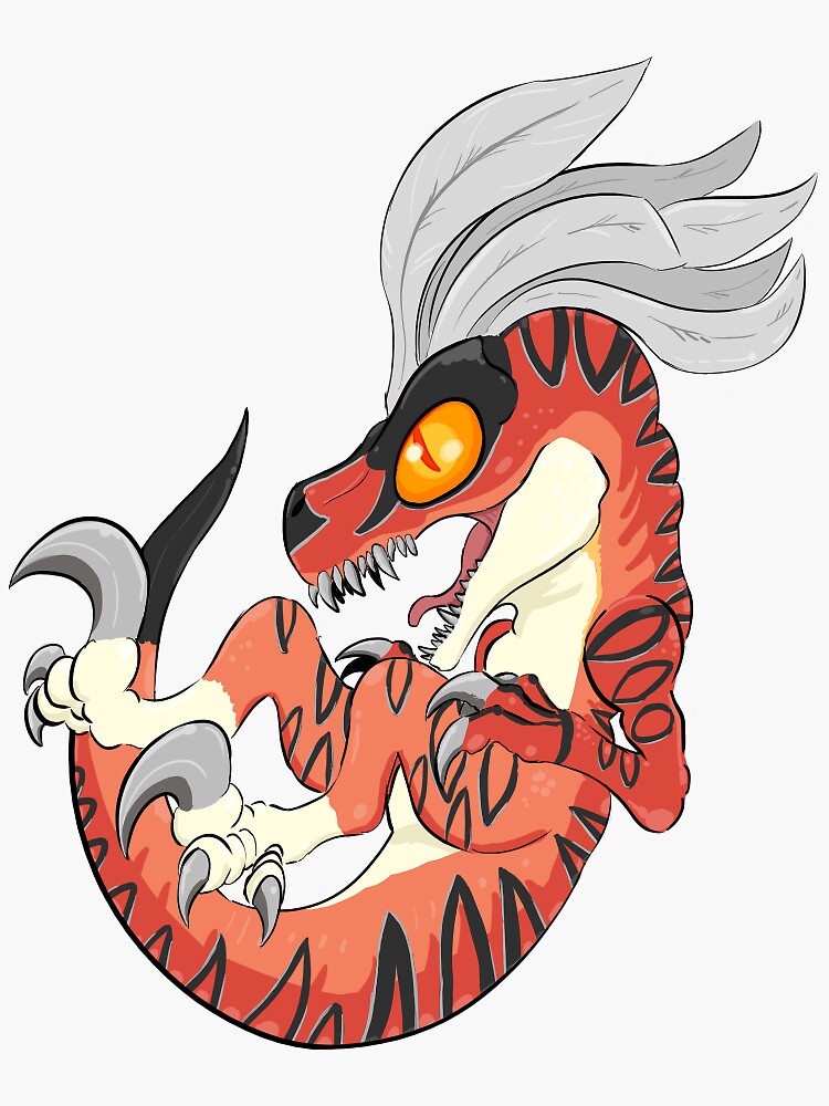 "Chibi Talon Primal Rage" Sticker for Sale by Creacher Preature | Redbubble