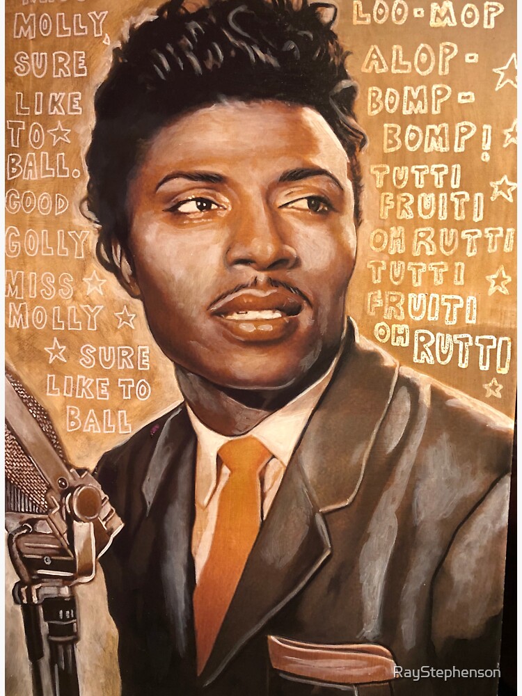 "Little Richard" Sticker by RayStephenson | Redbubble