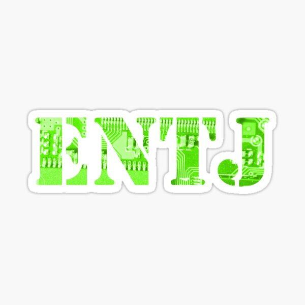 "ENTJ Circuitry - Green" Sticker for Sale by KBwiththeTees | Redbubble