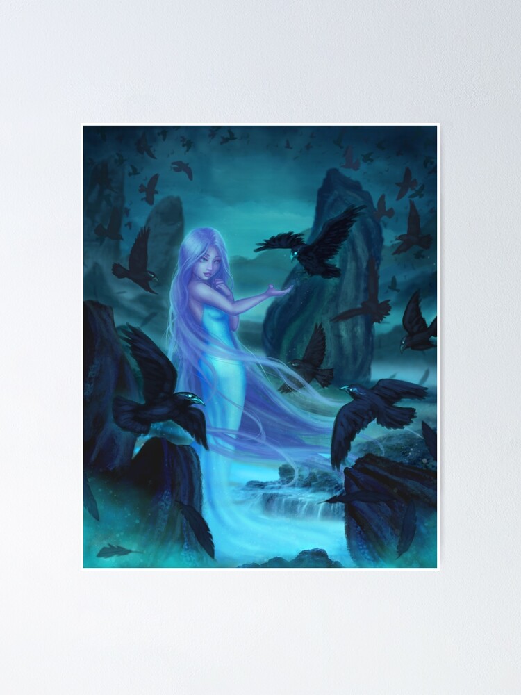 "Badb - Celtic Goddess" Poster for Sale by MaggieMcToon | Redbubble
