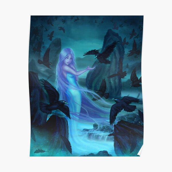 "Badb - Celtic Goddess" Poster for Sale by MaggieMcToon | Redbubble