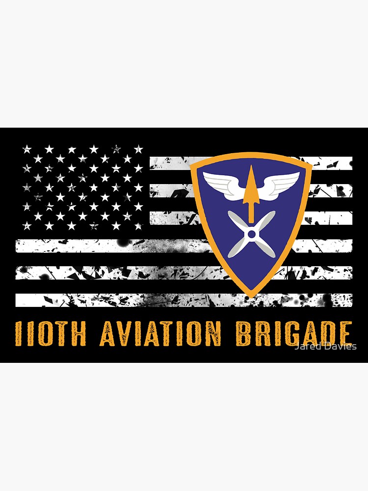 "110th Aviation Brigade" Sticker by MilitaryCandA | Redbubble