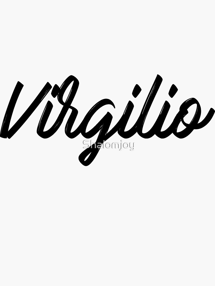 "Virgilio" Sticker for Sale by Shalomjoy | Redbubble
