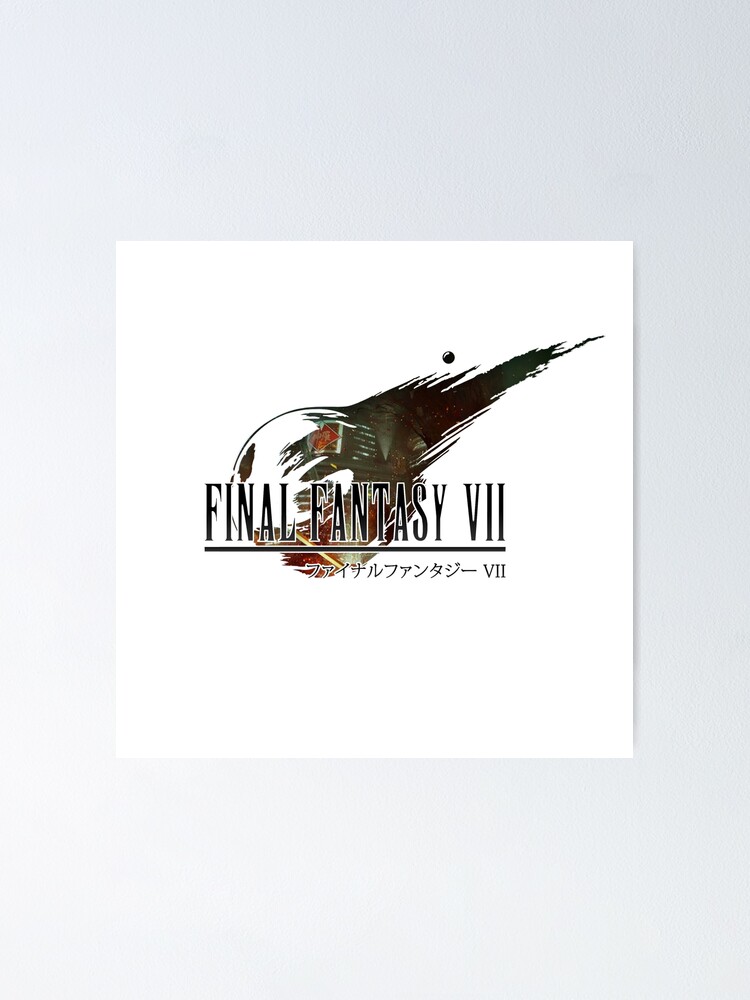 "Final Fantasy VII Midgar Meteor" Poster by Biosiz | Redbubble