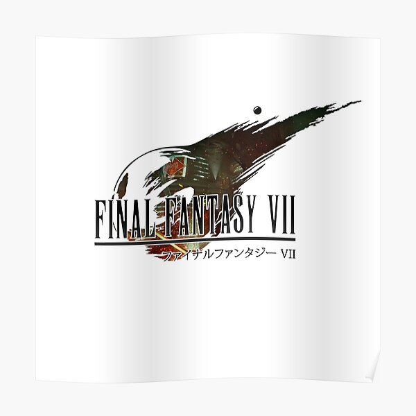 "Final Fantasy VII Midgar Meteor" Poster by Biosiz | Redbubble