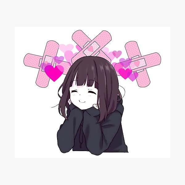 Menhera Chan Wall Art | Redbubble