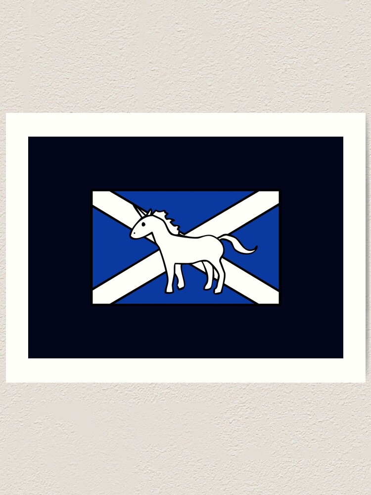 "Unicorn, Scotland's National Animal" Art Print by jezkemp | Redbubble
