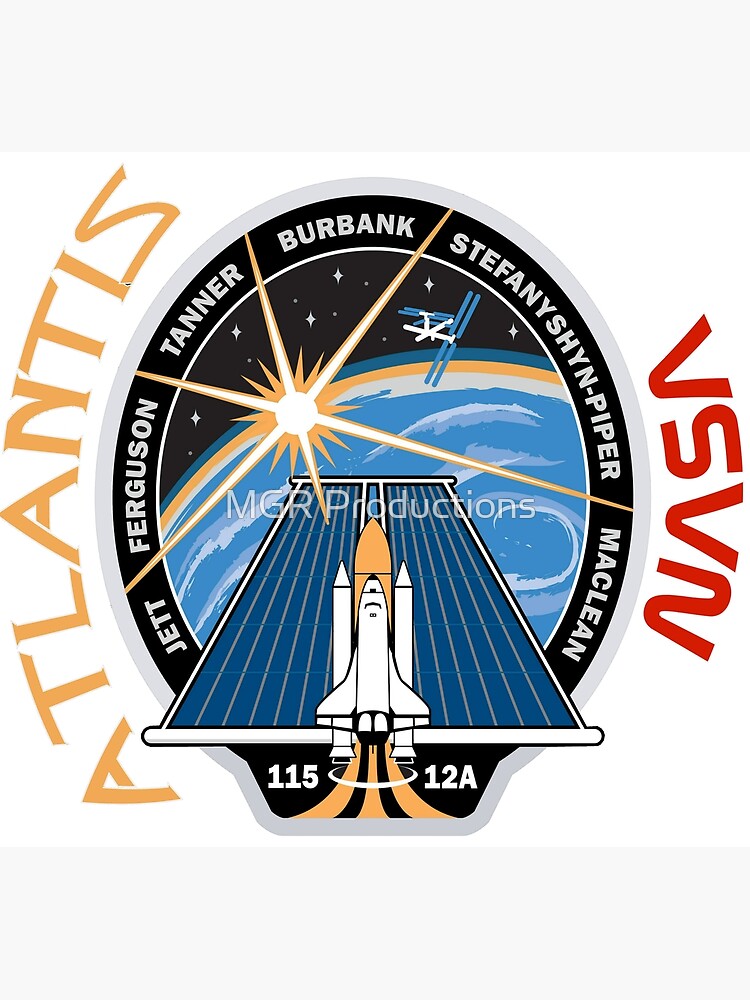 "Atlantis STS-115 Mission Logo" Poster for Sale by Quatrosales | Redbubble