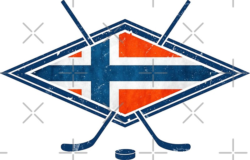 "Norway Hockey Flag Logo, Ishockey" by gamefacegear | Redbubble
