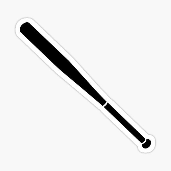 "Baseball Bat" Sticker by Bluelotuss | Redbubble