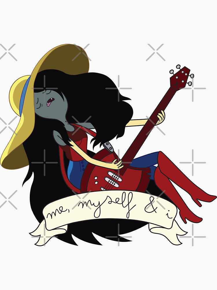"Marceline" Sticker for Sale by plushism | Redbubble