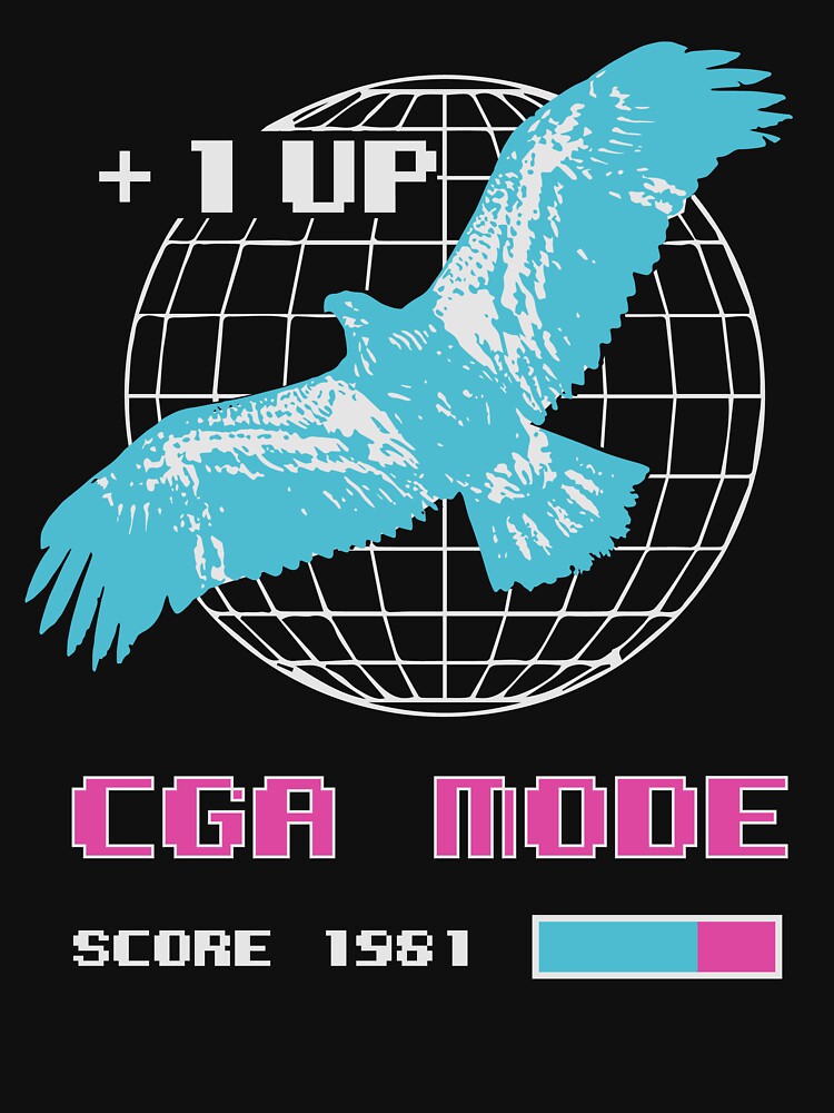 "CGA Mode Pixel Art" T-shirt by bostonwave | Redbubble | colorful t ...