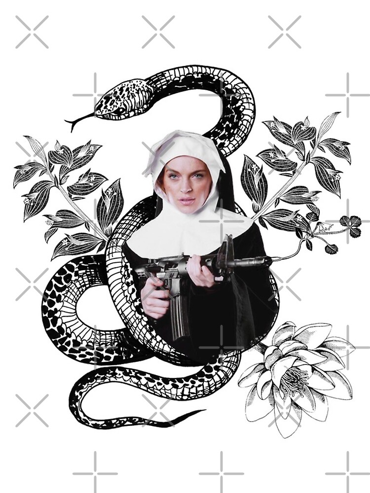 "Lilo Snake Nun Gun" iPhone Case for Sale by LaraUster | Redbubble