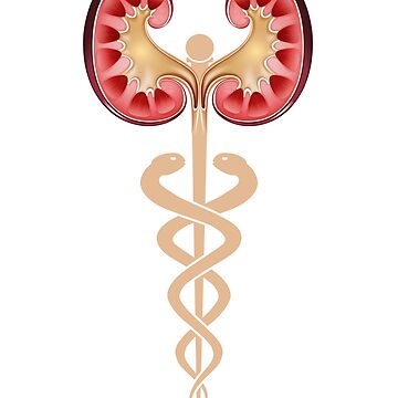 "Nephrology Renal Dialysis design Gift Kidneys with Caduceus design ...