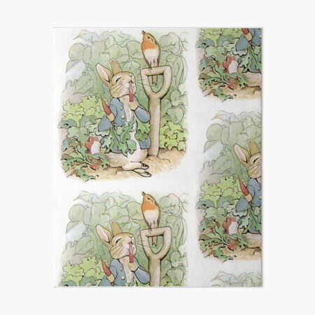 "FIRST, PETER RABBIT, PICKED AND ATE A CARROT - from the TALE OF PETER ...
