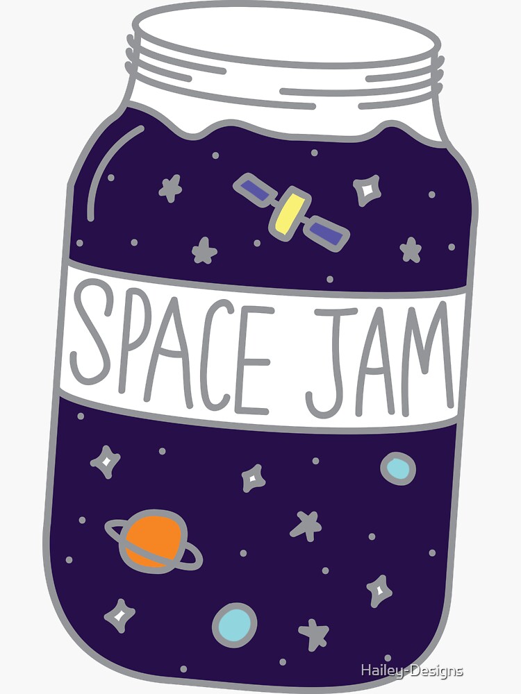 "Space Jam" Sticker for Sale by Hailey-Designs | Redbubble
