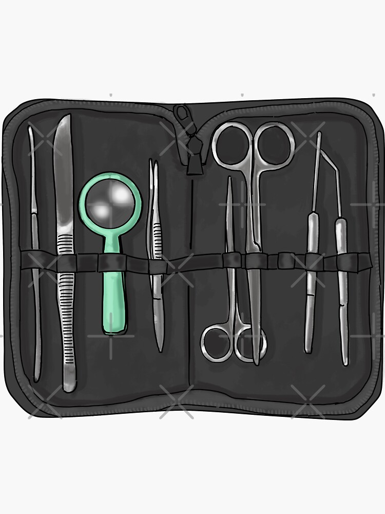 "Dissection kit" Sticker for Sale by gbfulford | Redbubble